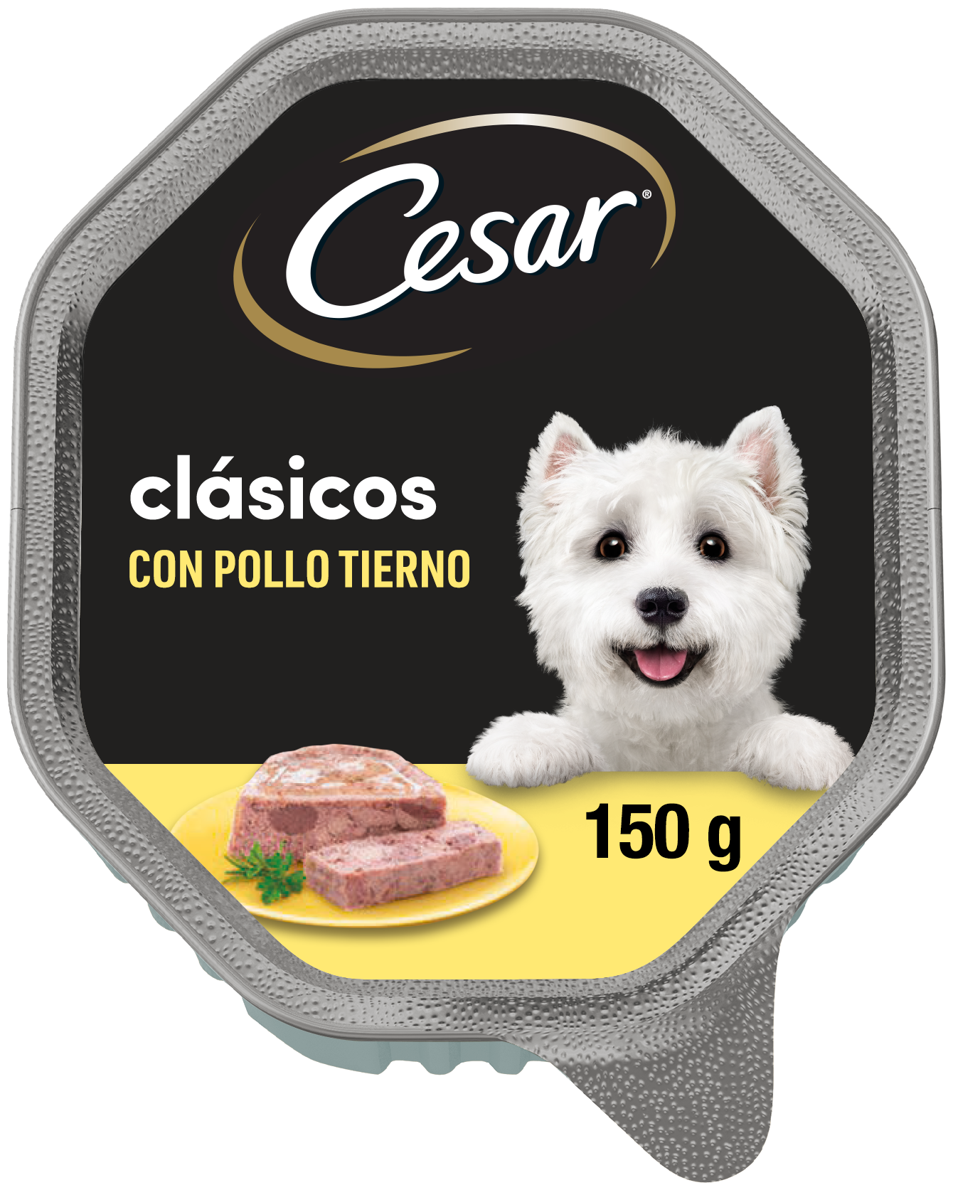 Cesar Comida Húmeda para Perros Sabor Pollo en Paté Tarrina - Miscota ...