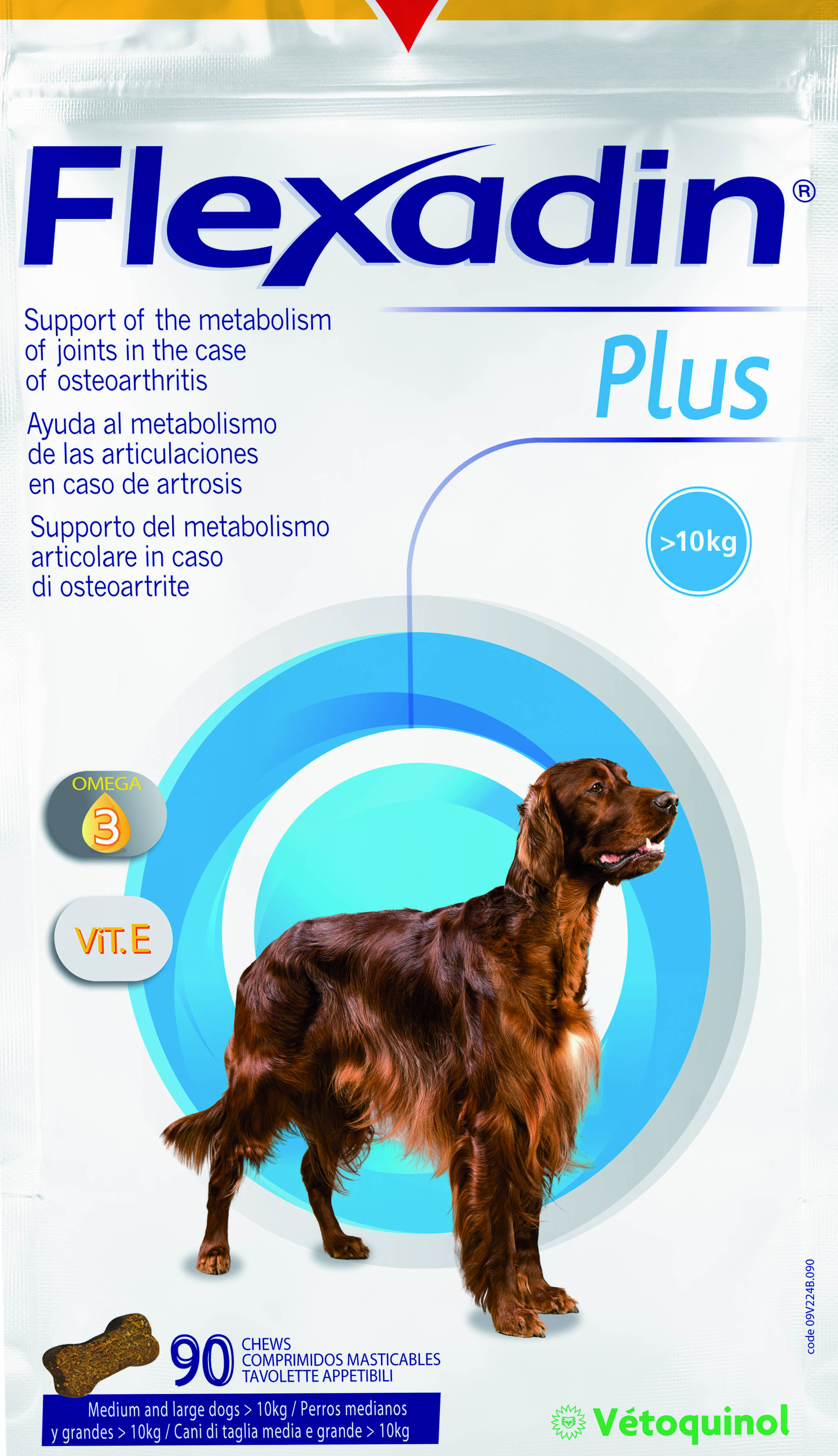 Vétoquinol Flexadin Plus para Perros Medianos y Grandes - Miscota España