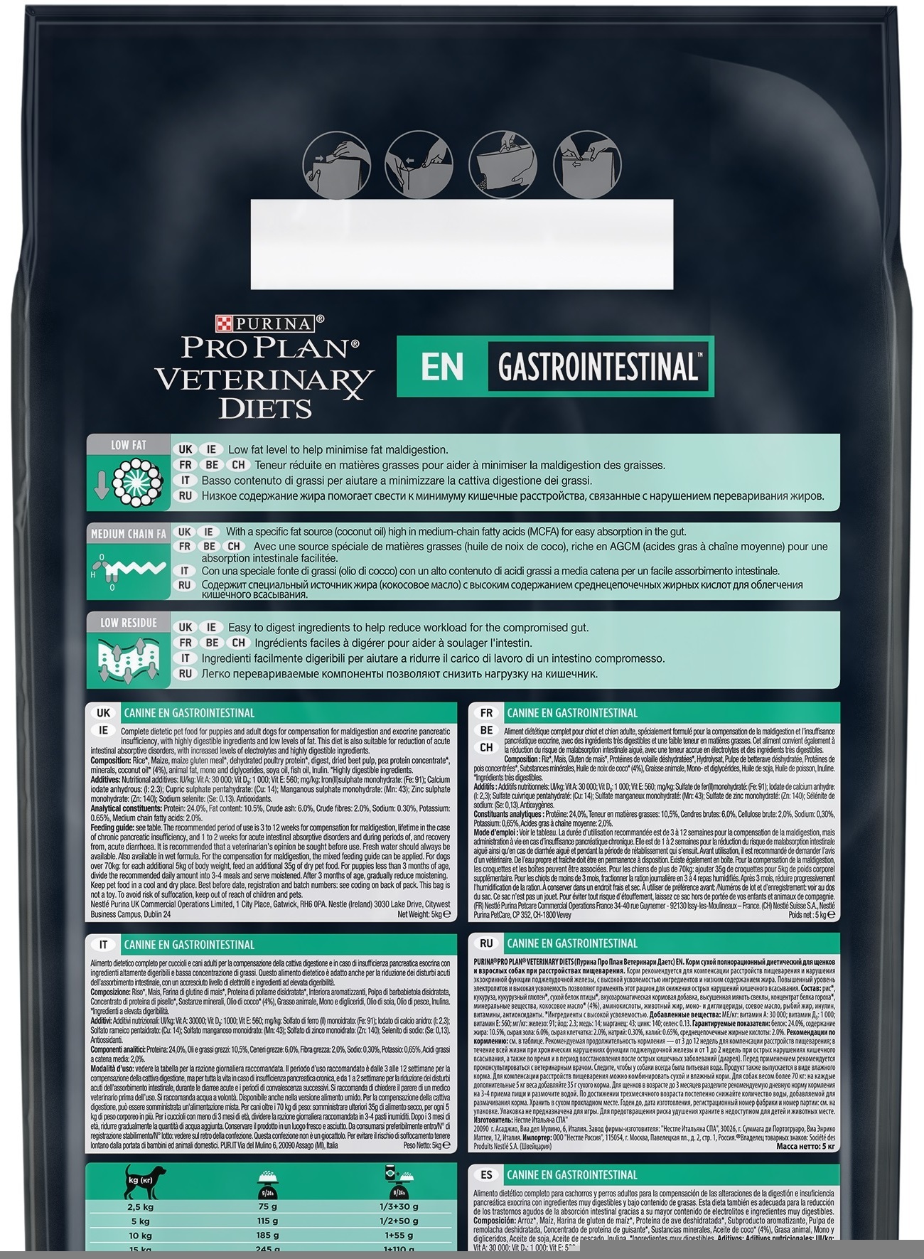 Pro Plan Veterinary Diets Canine EN Gastrointestinal - Miscota Portugal