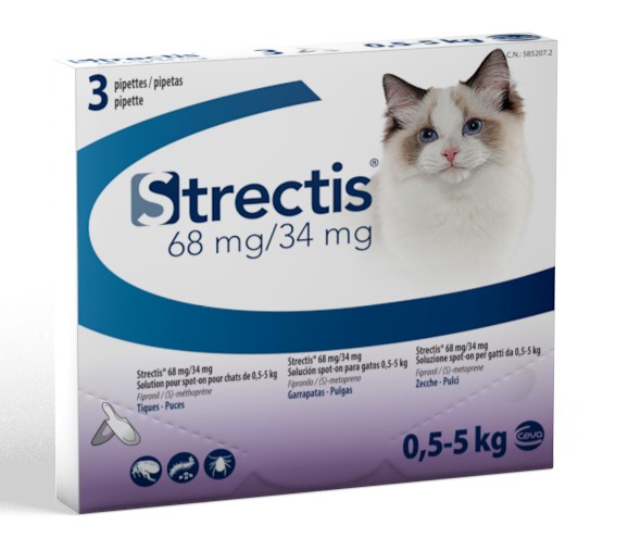 Ceva Antiparasitic Pipettes for Cats Strectis Spot On - Miscota Cyprus