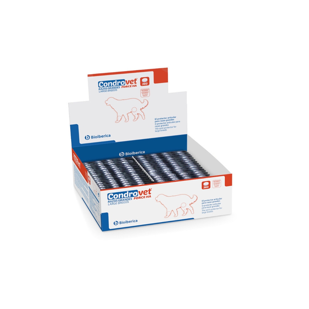 Bioiberica Condrovet Force HA Joint Chondroprotector for Large Breed ...