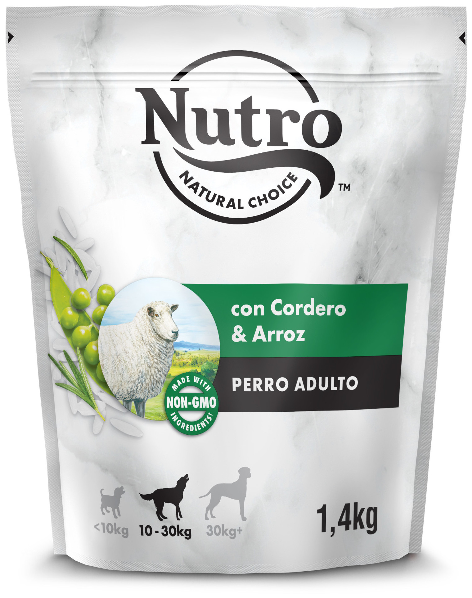 Nutro Pienso Natural para Perros Medianos con Cordero y Arroz
