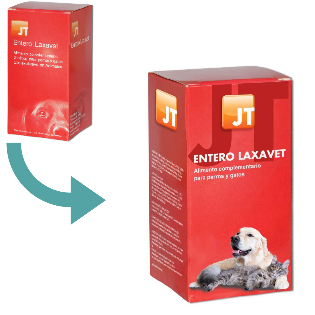 JTPharma Entero LaxaVet Suplemento Dietético para Cães e Gatos ...