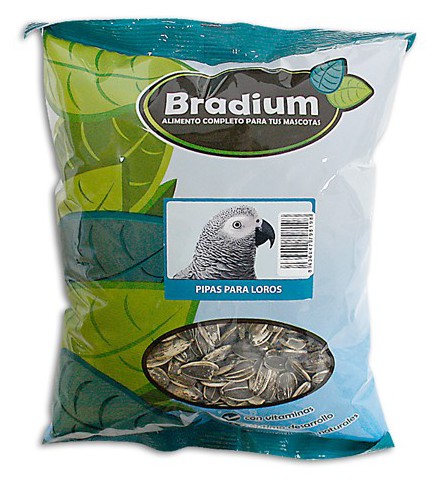 Bradium Bradium com Pipas (Sementes de Abóbora) para Papagaios ...