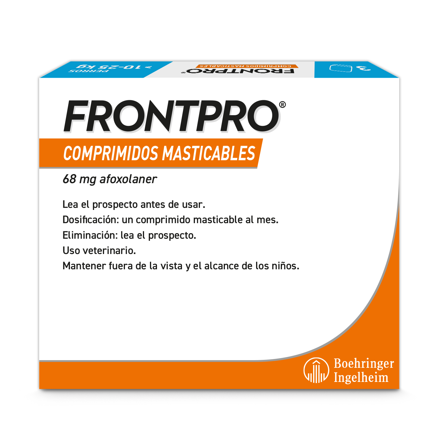Frontpro Comprimidos Masticables Antiparasitarios Perros de 10 a 25 kg ...