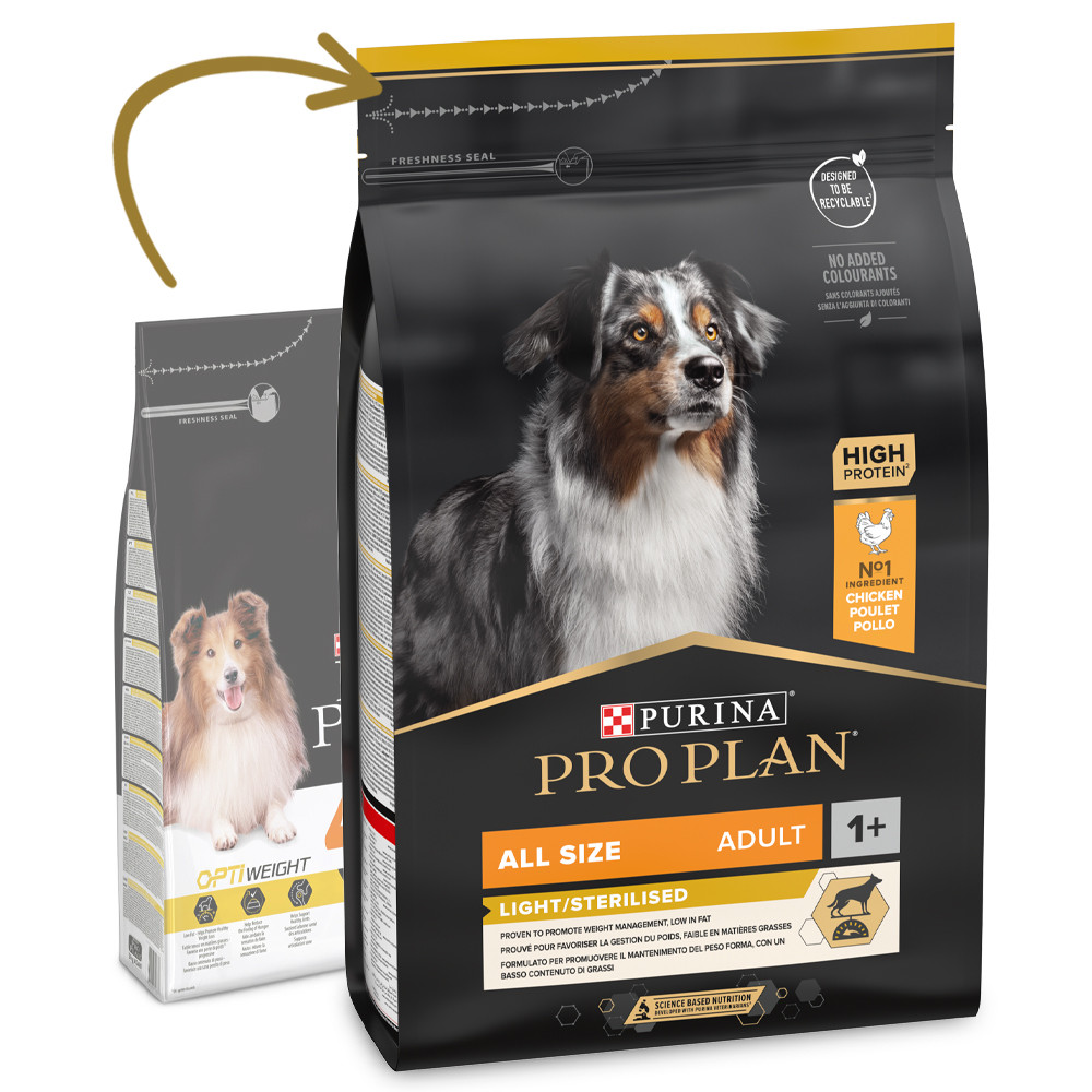 Pro Plan All Size Adult Light/Sterilised Optiweight Rico en Pollo