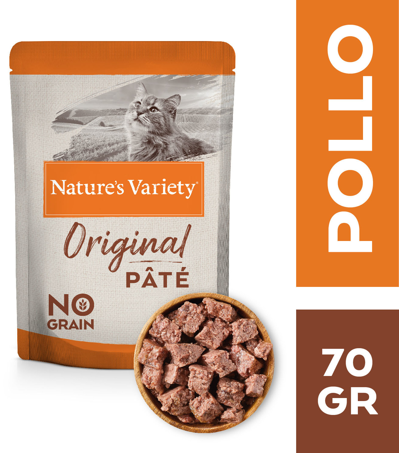 Nature's Variety Comida Húmeda Original No Grain de Pollo para Gatos ...