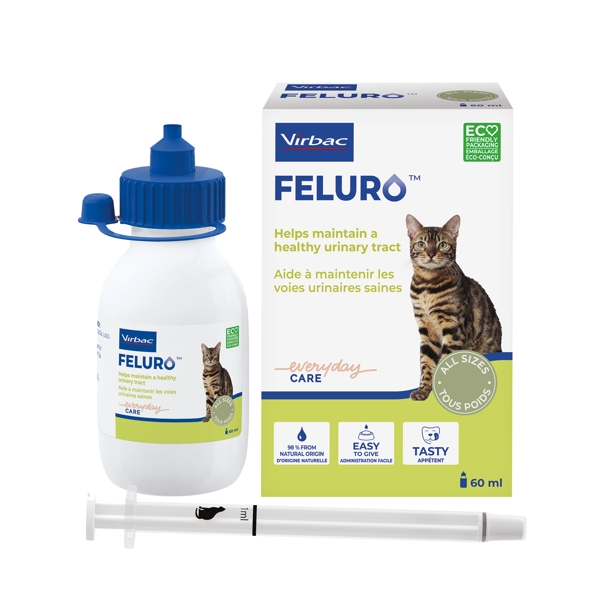 Virbac Suplemento Feluro para Apoyar al Tracto Urinario en Gatos - Miscota España